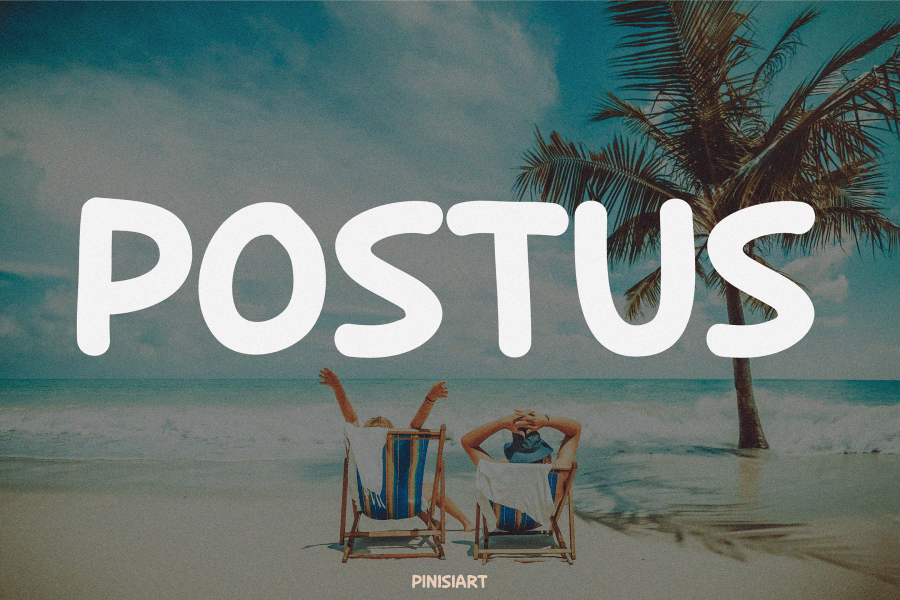 POSTUS Font · 1001 Fonts