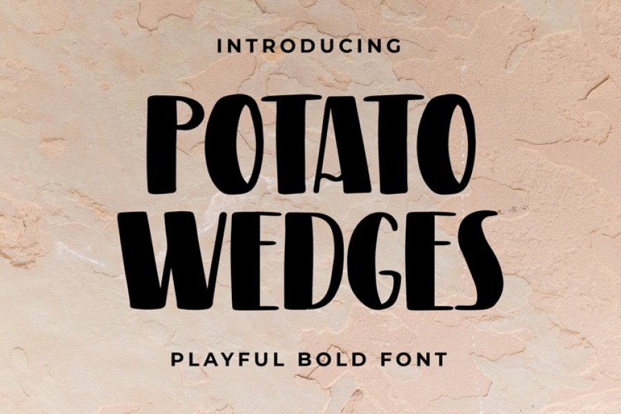 POTATO WEDGES Font · 1001 Fonts