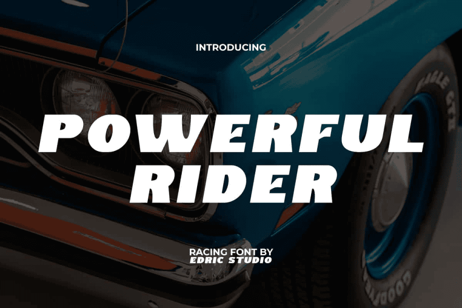 Powerful Rider Demo Font · 1001 Fonts