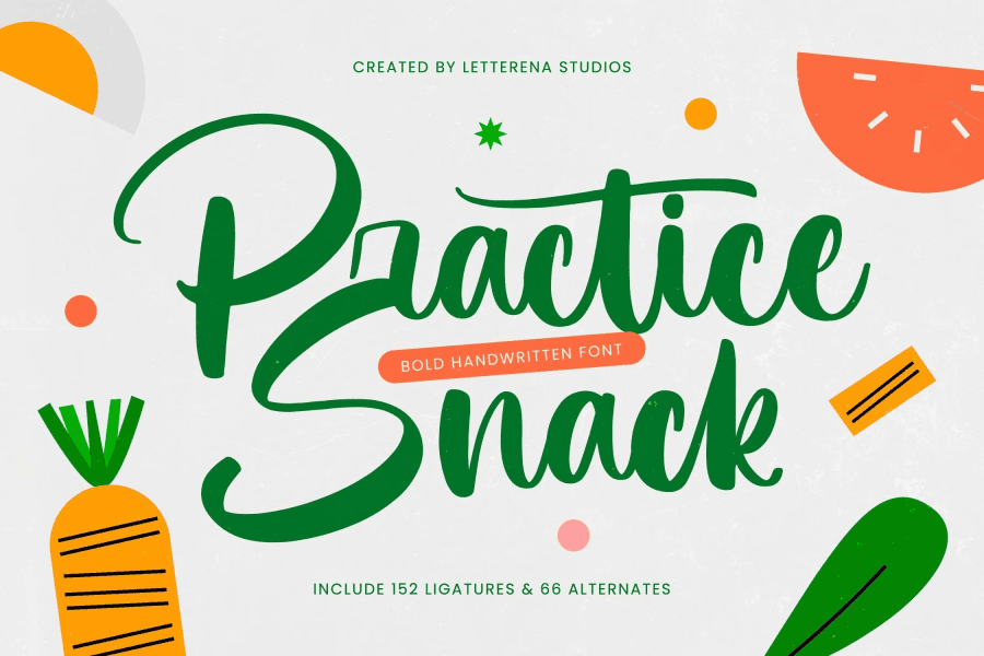 Practice Snack DEMO VERSION Font · 1001 Fonts