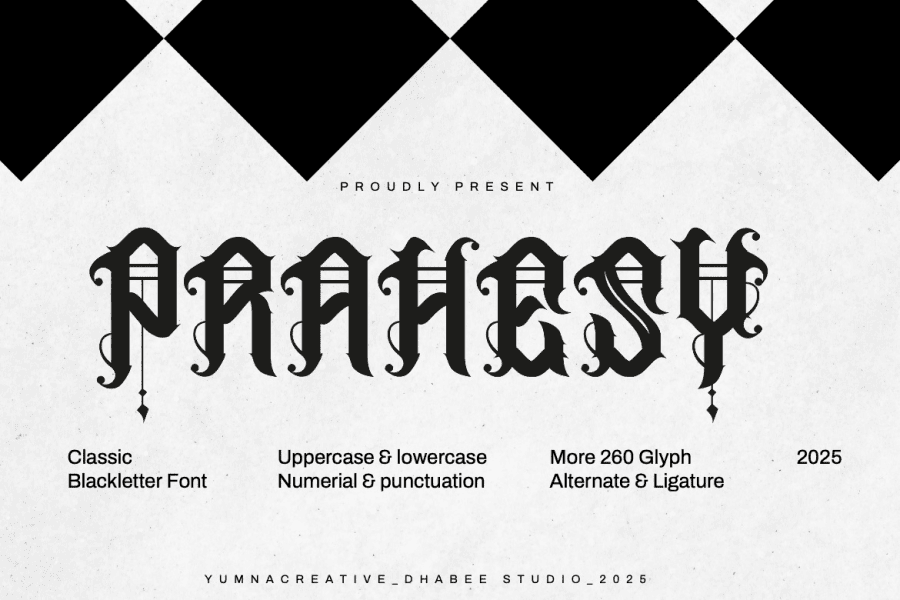 Prahesy Font · 1001 Fonts