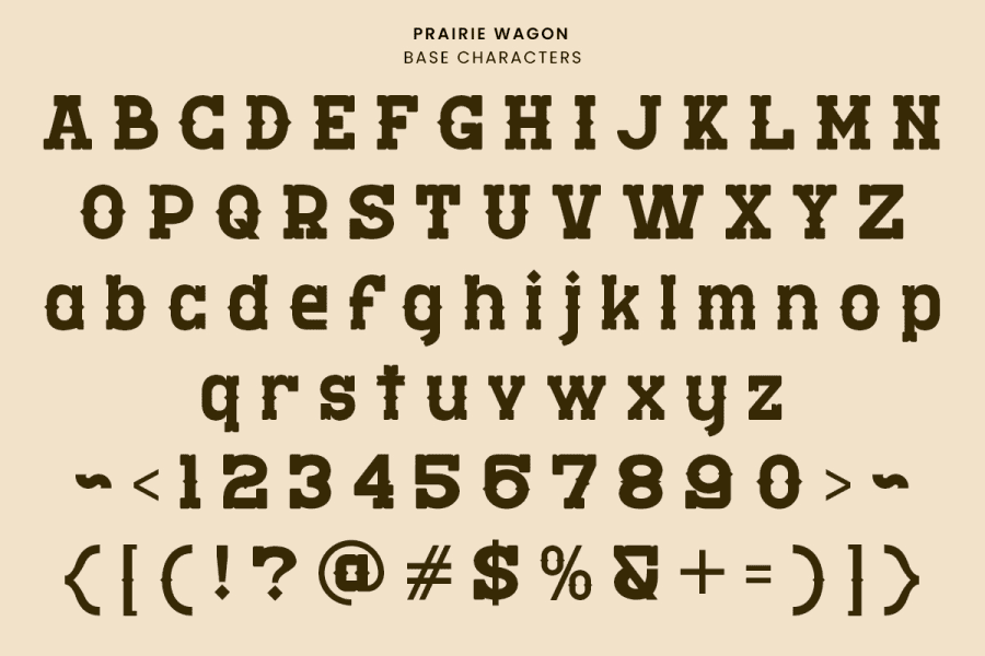 Prairie Wagon DEMO Font · 1001 Fonts