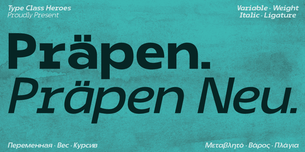 Prapen DEMO Font · 1001 Fonts