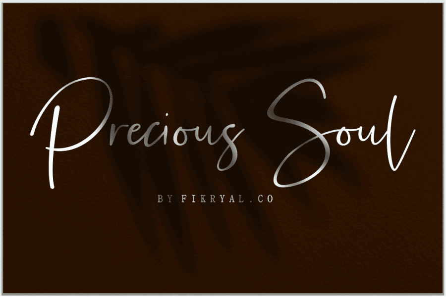 Precious Soul Font · 1001 Fonts