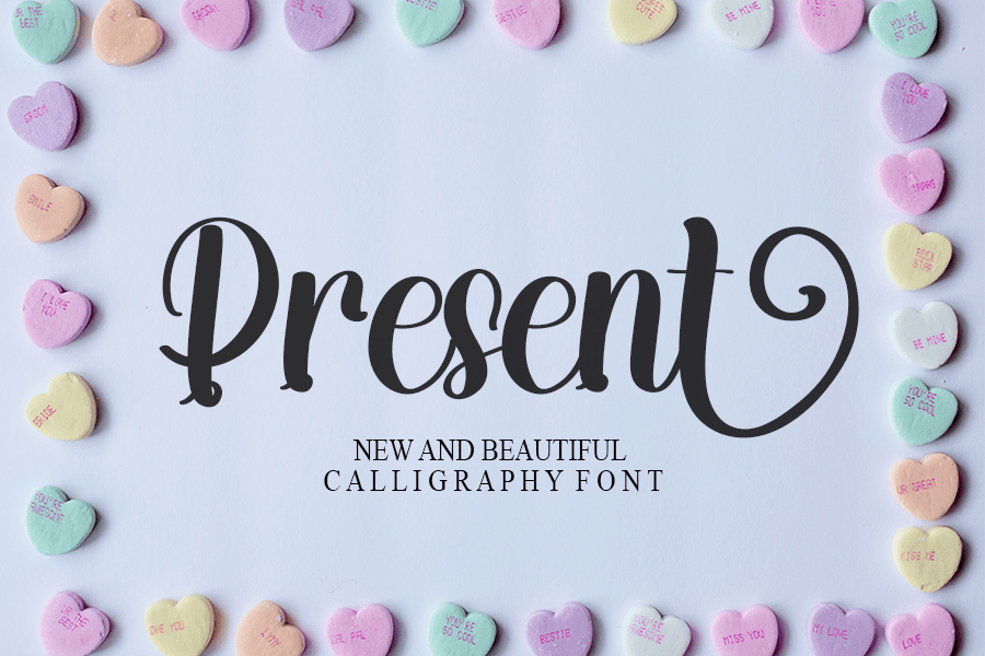 Present Font · 1001 Fonts