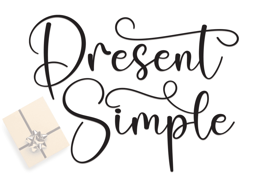 Present Simple Font · 1001 Fonts