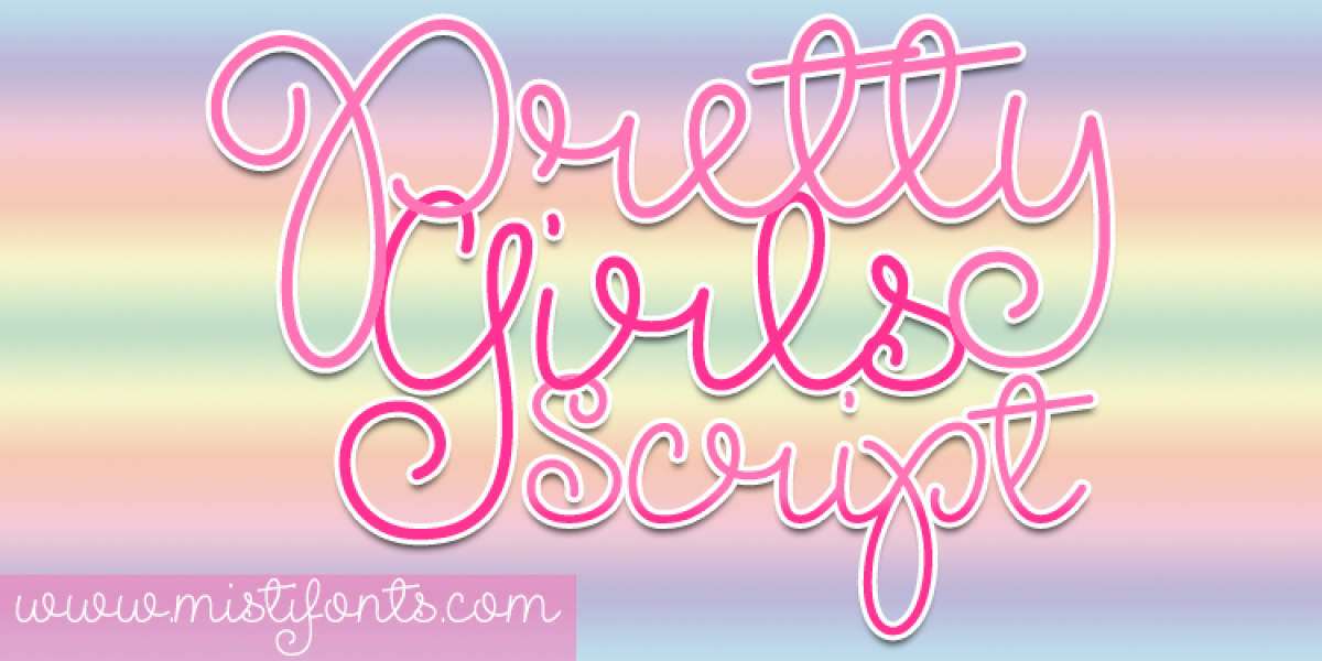 Pretty Girls Script Demo Font · 1001 Fonts