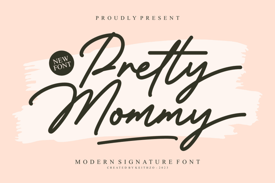 Pretty Mommy Font · 1001 Fonts
