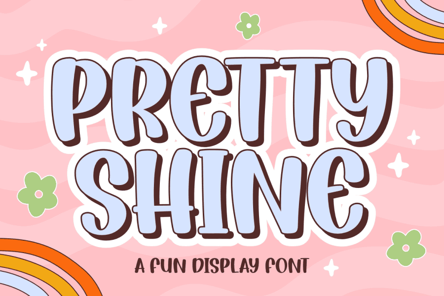 Pretty Shine Font · 1001 Fonts