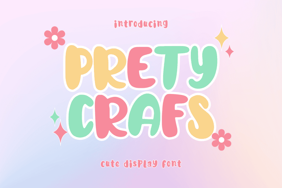 Prety Crafs Font · 1001 Fonts