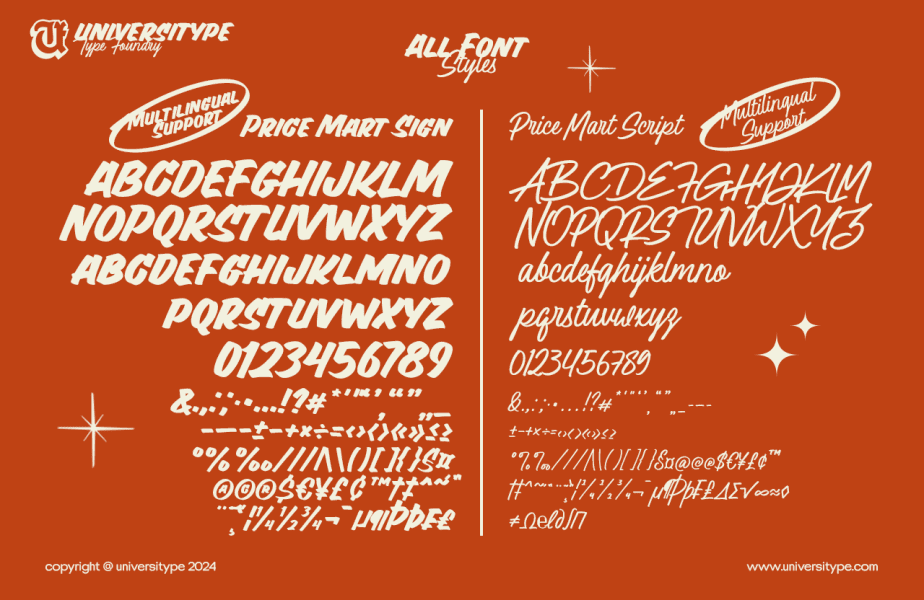 Price Mart Demo Font Family · 1001 Fonts