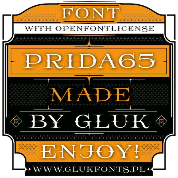 Prida65 Font · 1001 Fonts