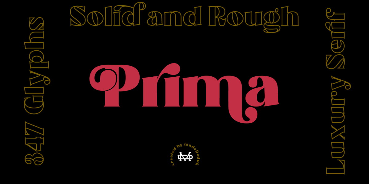 Prima DEMO Font · 1001 Fonts