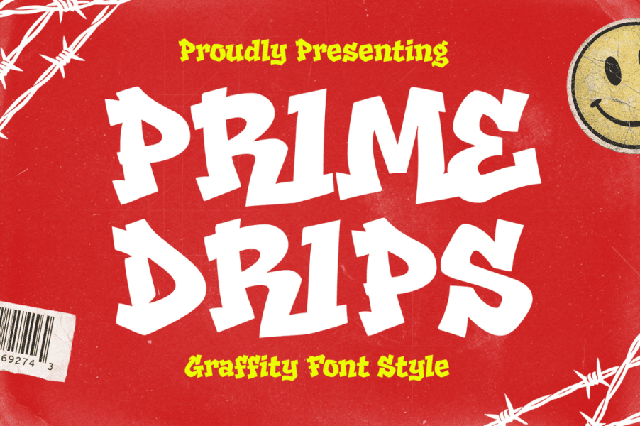 Prime Drips Font · 1001 Fonts
