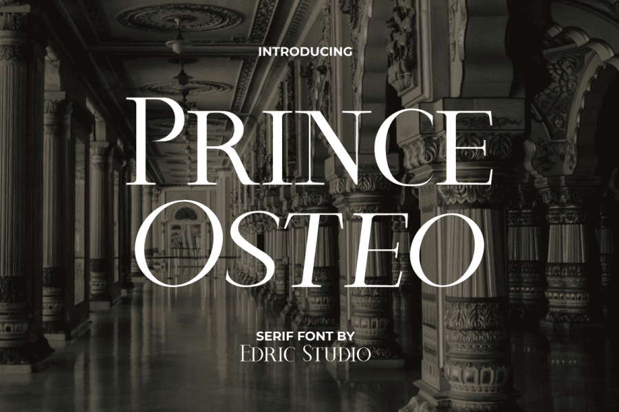 Prince Osteo Demo Font Family · 1001 Fonts
