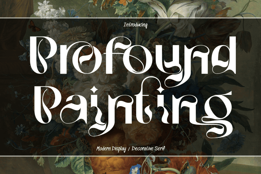 Profound Painting Demo Font · 1001 Fonts