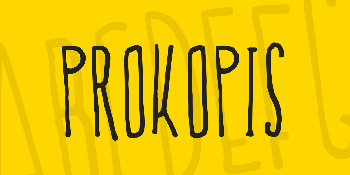 Prokopis Font · 1001 Fonts