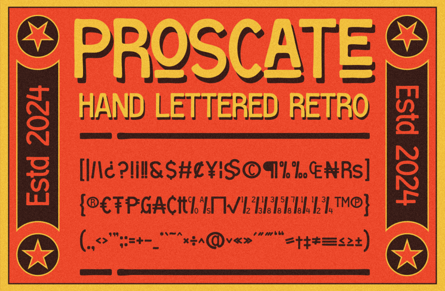 PROSCATE Font · 1001 Fonts