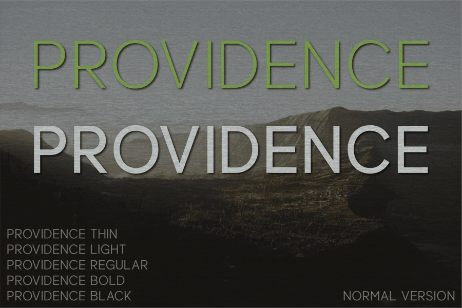 Providence Font Family · 1001 Fonts