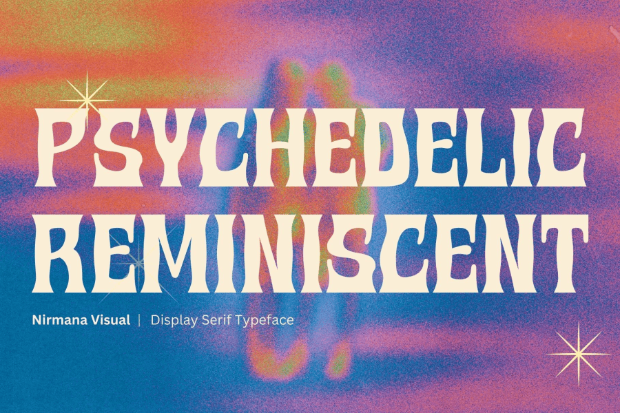Psychedelic Reminiscent - Demo Font · 1001 Fonts