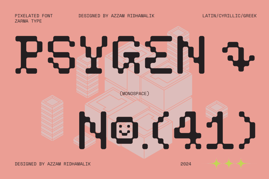 Psygen DEMO Font · 1001 Fonts