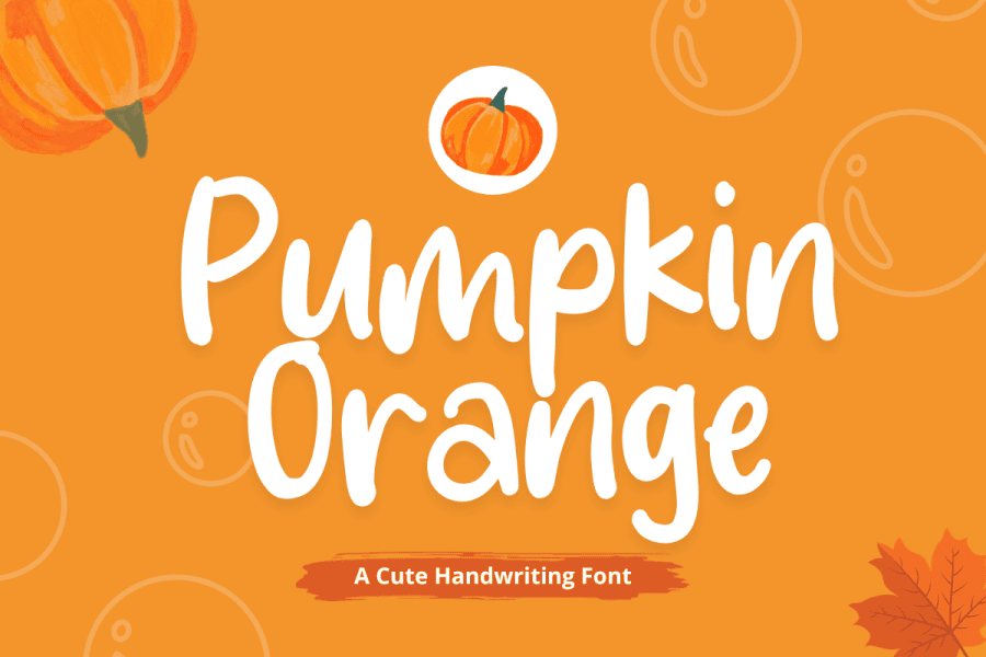 Pumpkin Orange Font · 1001 Fonts