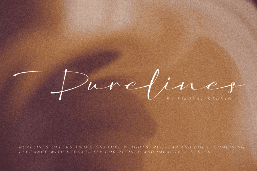 Purelines Font Family · 1001 Fonts