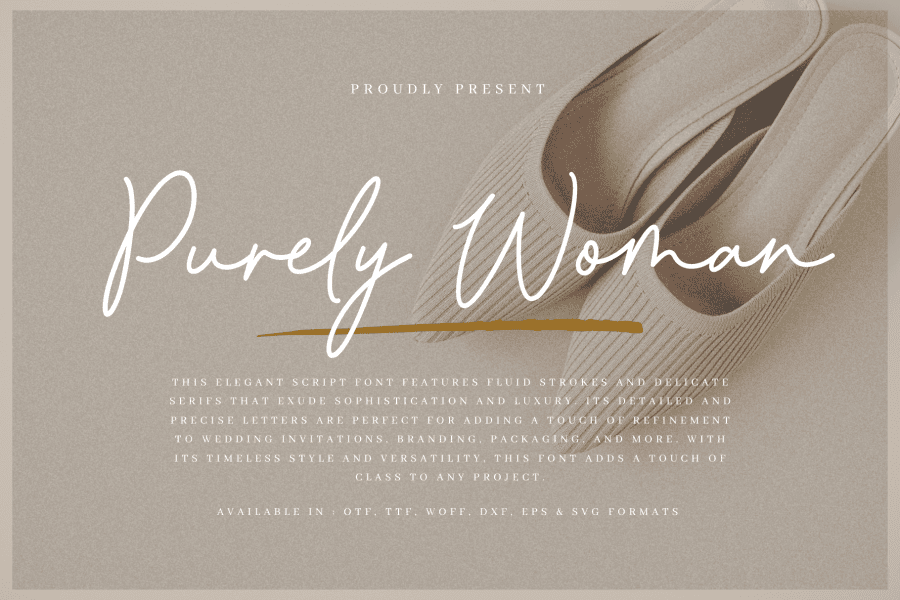 Purely Woman Font · 1001 Fonts