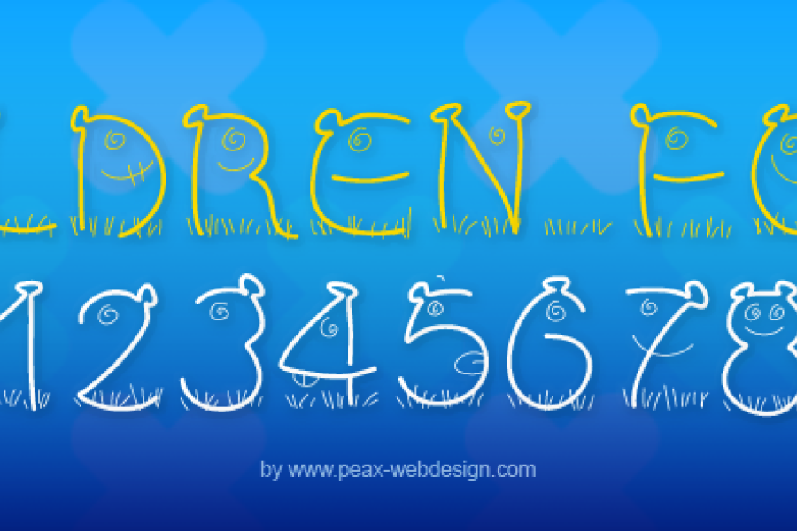 2 Free Caps Only, Cute, Face Fonts · 1001 Fonts