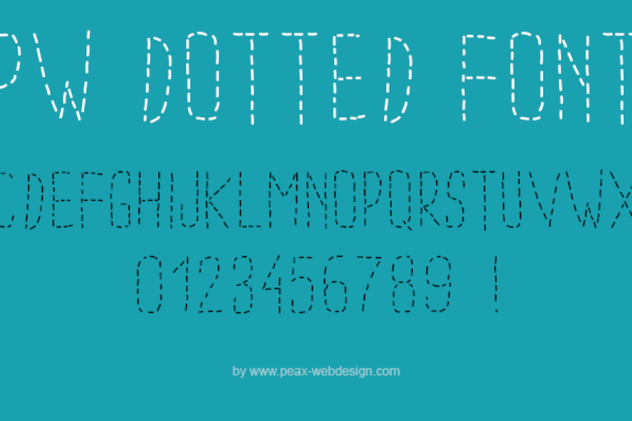 22 Free Dashed Fonts · 1001 Fonts