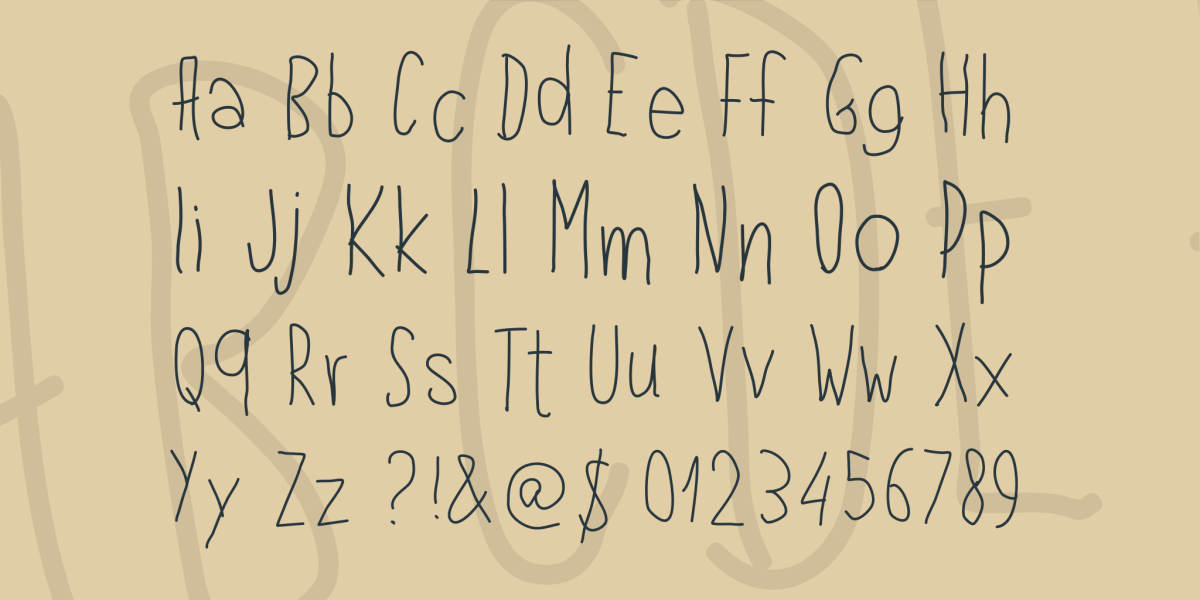 PWLeftHand Font · 1001 Fonts