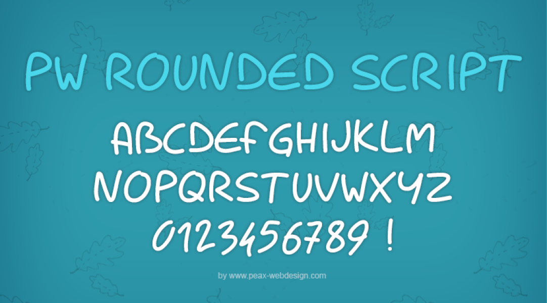 PWRoundedScript Font · 1001 Fonts