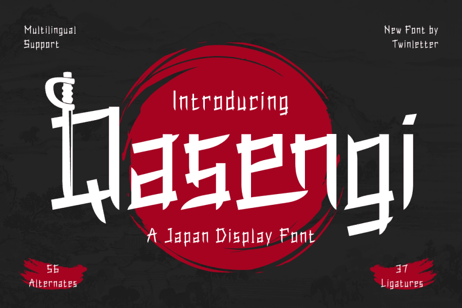 7 Free Faux Chinese, Mixed Case Fonts · 1001 Fonts