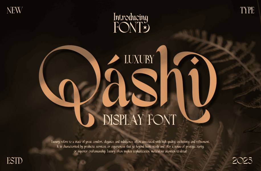 Qashi Font · 1001 Fonts