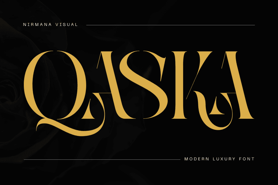 Qaska Luxury Demo Font · 1001 Fonts