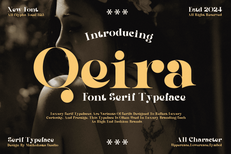Qeira Font · 1001 Fonts