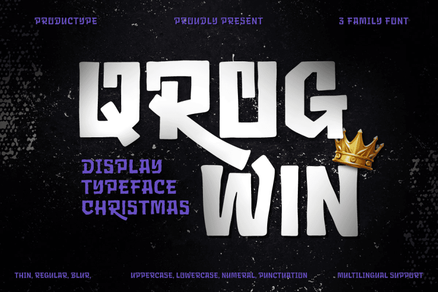 QROG WIN personal Font · 1001 Fonts