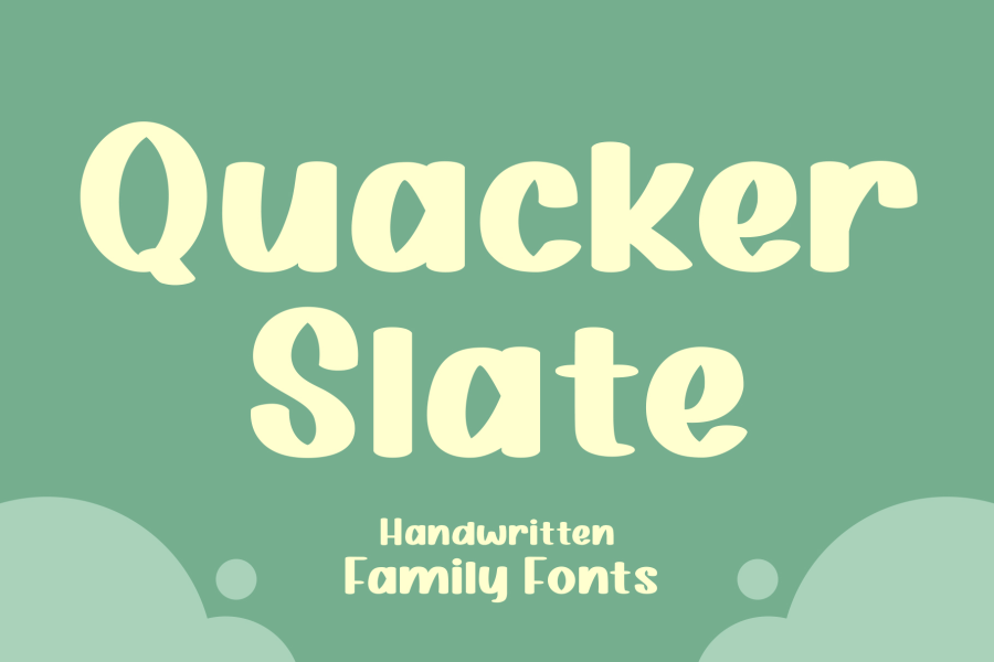 Quacker Slate Font · 1001 Fonts