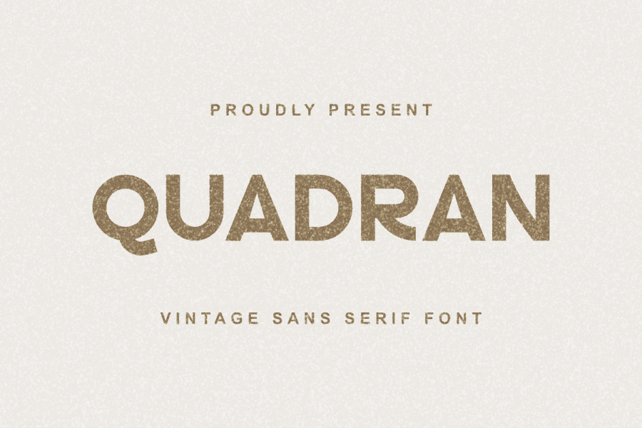 Quadran Font · 1001 Fonts
