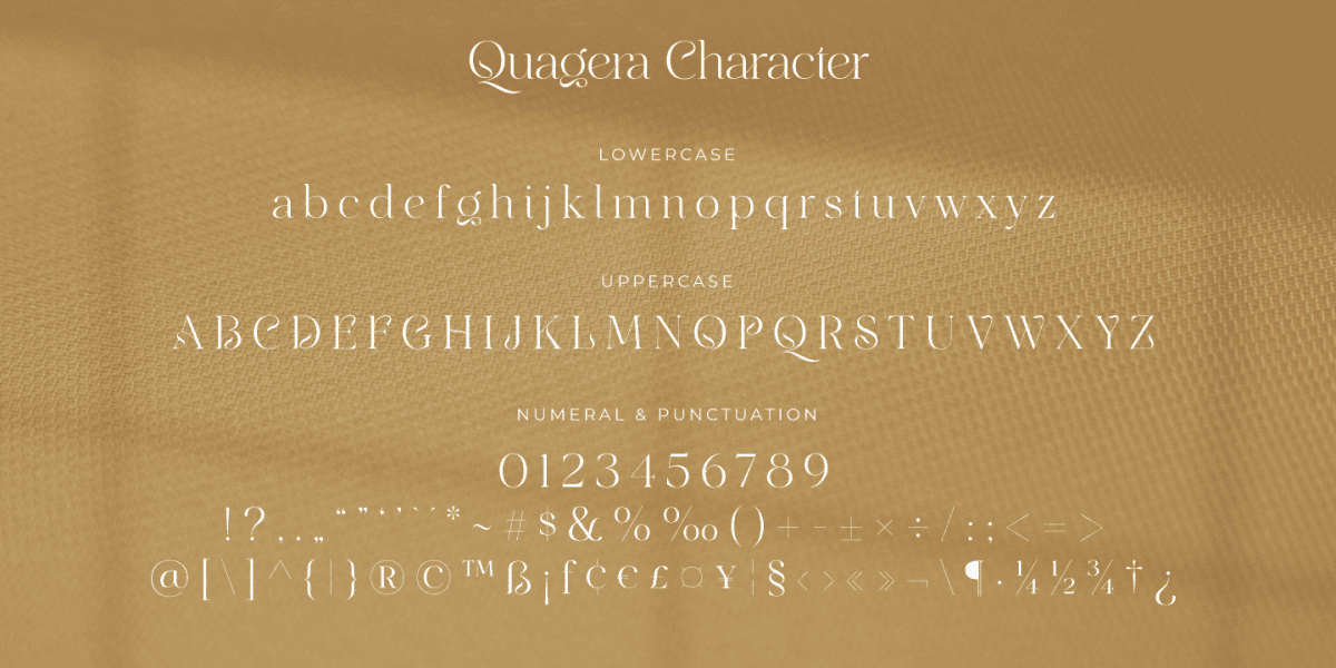 Quagera Font · 1001 Fonts