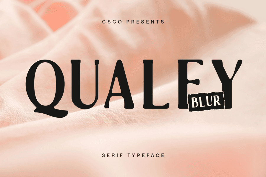 Qualey Blur Demo Font · 1001 Fonts