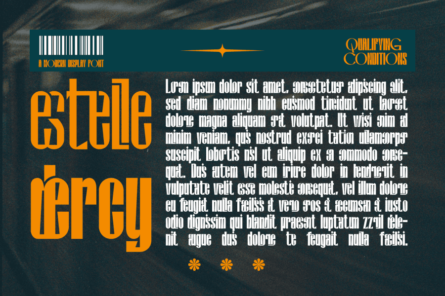 Qualifying Conditions Demo Font · 1001 Fonts