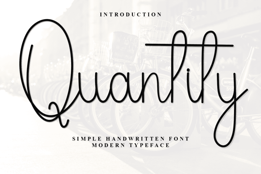 Quantity Font · 1001 Fonts