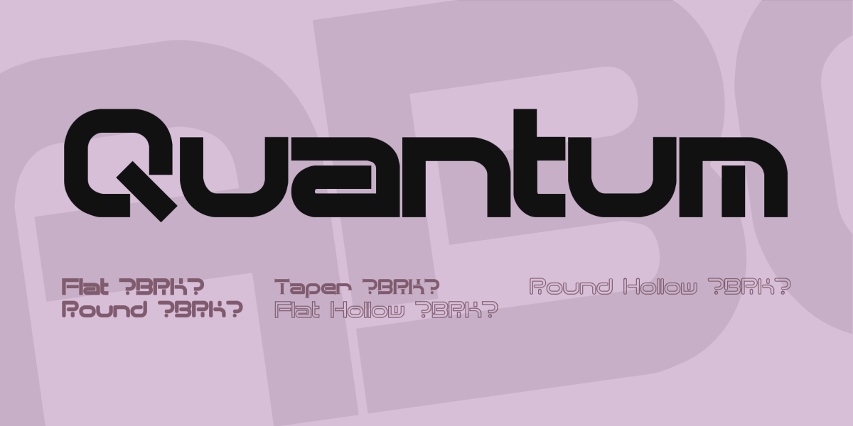 Quantum Font Family · 1001 Fonts