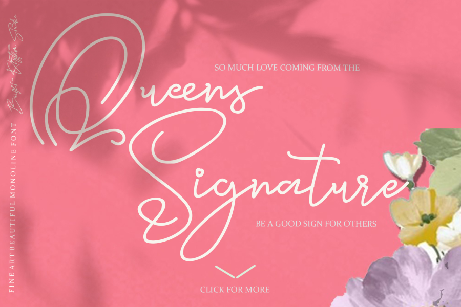 Queens Signature Font · 1001 Fonts