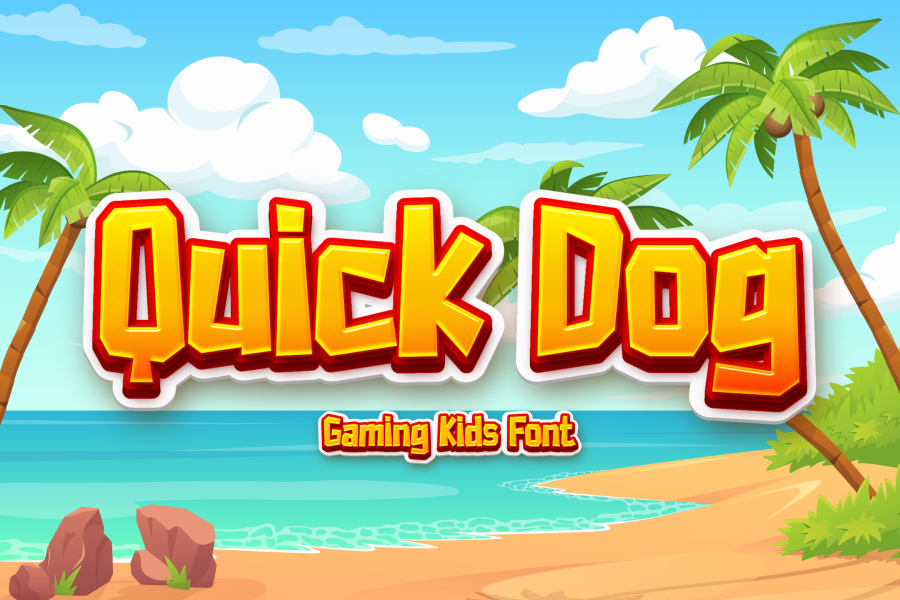 Quick Dog Font · 1001 Fonts