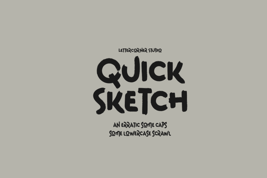 Quick Sketch Font · 1001 Fonts