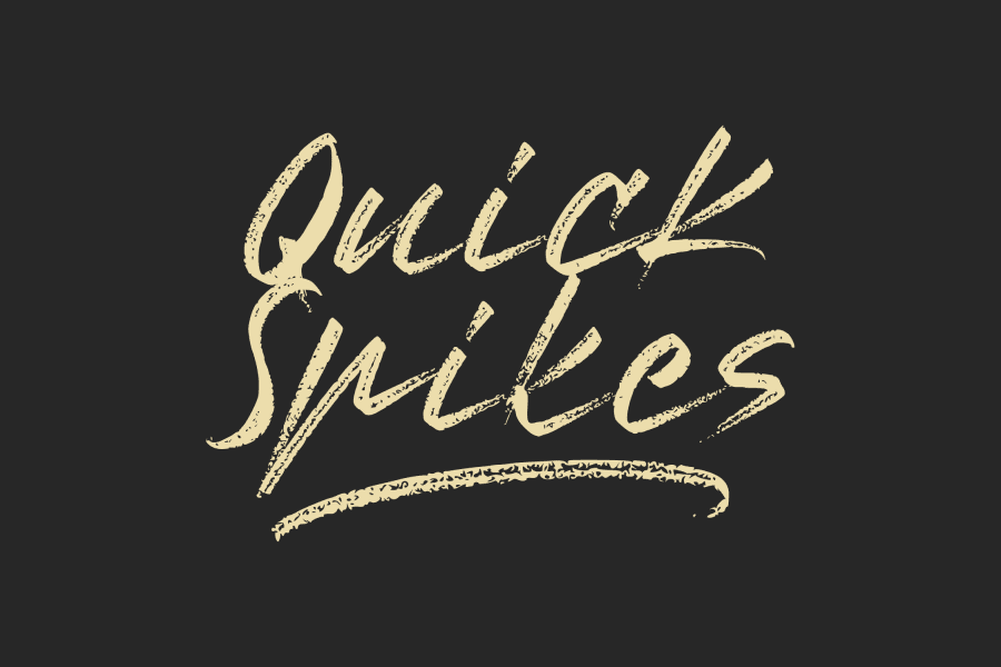 Quick Spikes Font · 1001 Fonts