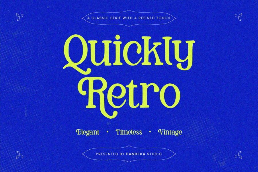 Quickly Retro DEMO Font · 1001 Fonts