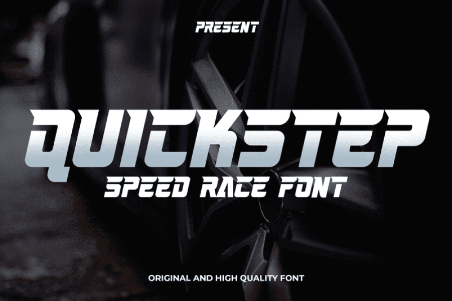 Quickstep Font · 1001 Fonts